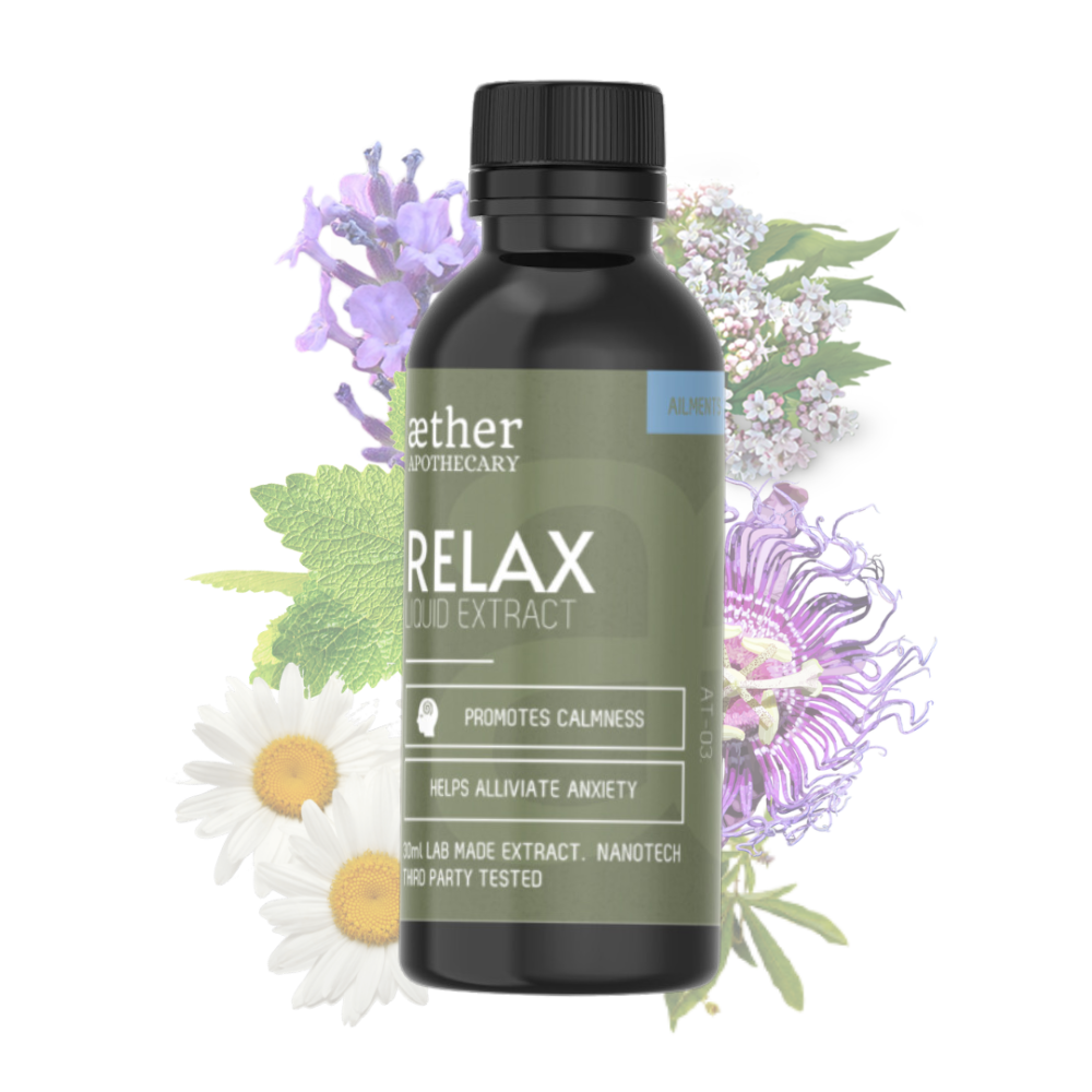 Relax Tincture - Aether Apothecary – Cosmic Bazaar